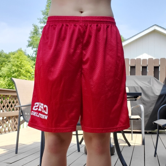 Alleson Athletic | Shorts | Crown Point Hs Wrestling Red Basketball ...